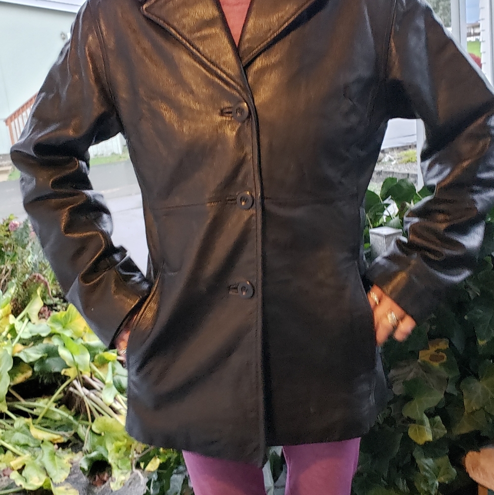 Wilson Extra Small Women's Leather Jacket W/Pocket - Gem